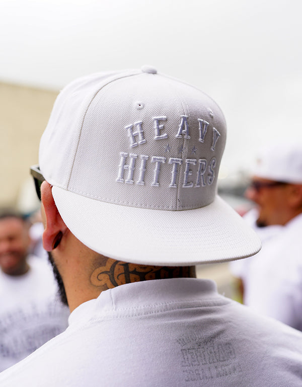 STRENGTH CARTEL WHITE HEAVY HITTER HAT – Strength Cartel