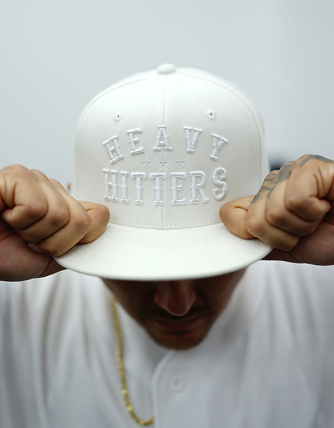 STRENGTH CARTEL WHITE HEAVY HITTER HAT – Strength Cartel