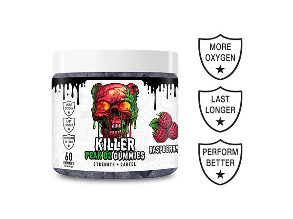 Killer Peak O2 Gummies Raspberry (Subscription) – Strength Cartel